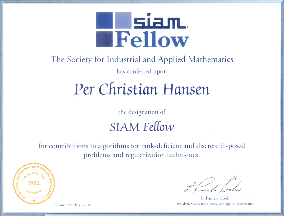 Per Christian Hansen, Professor of Scientific Computing